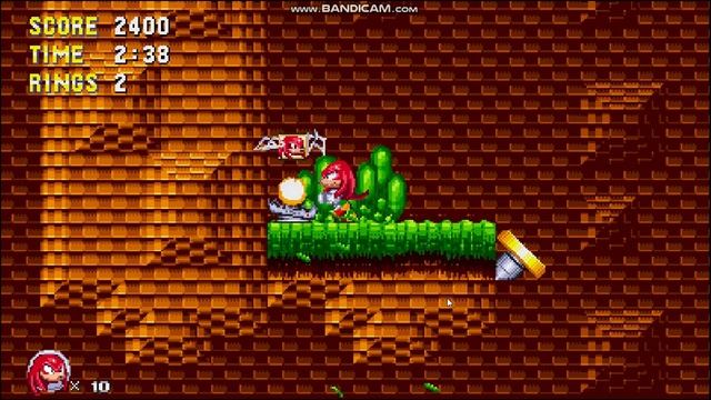 Прохождение Sonic trible trouble за Наклза! (часть 1)