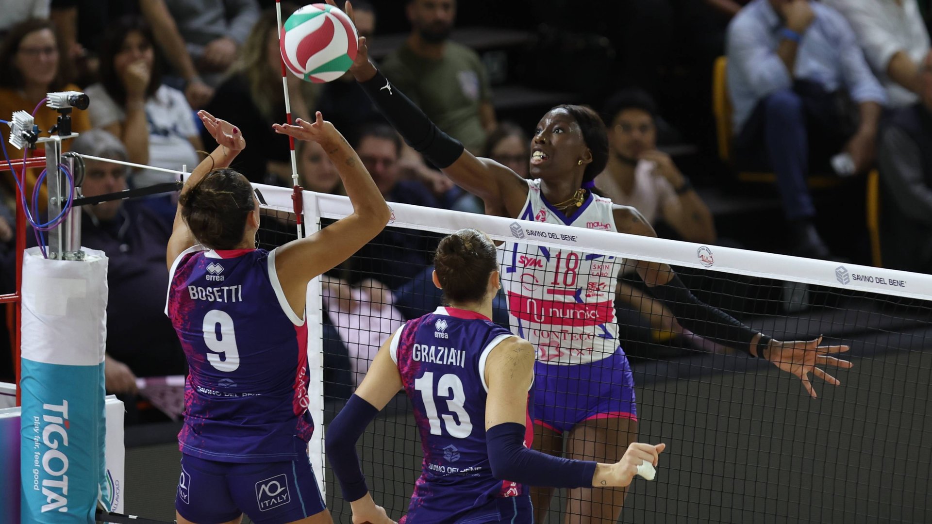 Волейбол. Скандиччи — Милан. Чемпионат Италии 2025-2026. Женщины