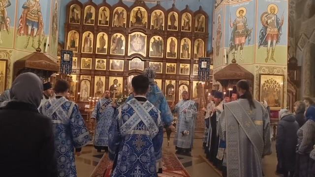 ПРЕСТОЛЬНЫЙ ПРАЗДНИК ИВЕРСКОЙ ОБИТЕЛИ В ЧЕСТЬ ИВЕРСКОЙ ИКОНЫ: ВСЕНОЩНОЕ БДЕНИЕ АРХИЕРЕЙСКИМ ЧИНОМ