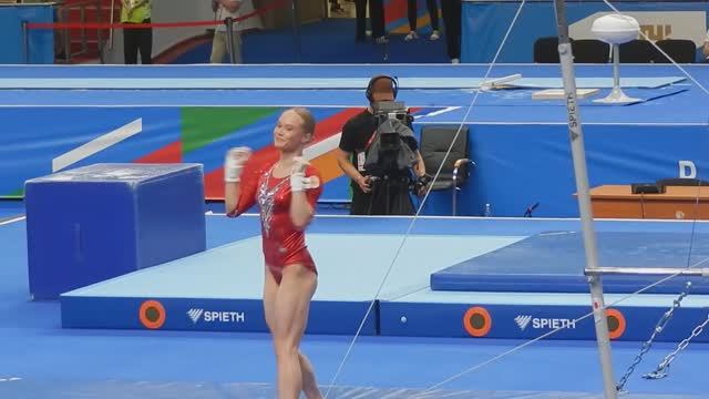 Ангелина Мельникова брусья Игры Брикс 2024 Казань 14 июня 2024