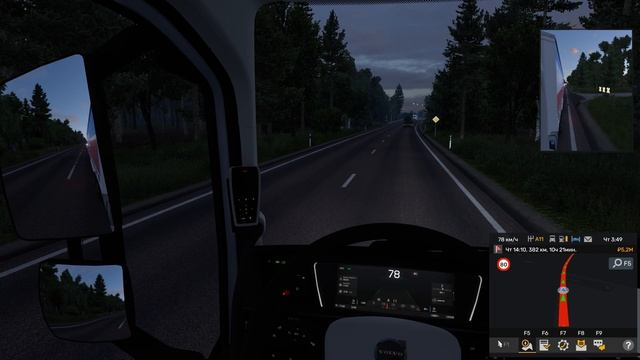 Рейс Рига - Нюнесхамн.Еuro Truck Simulator 2 12