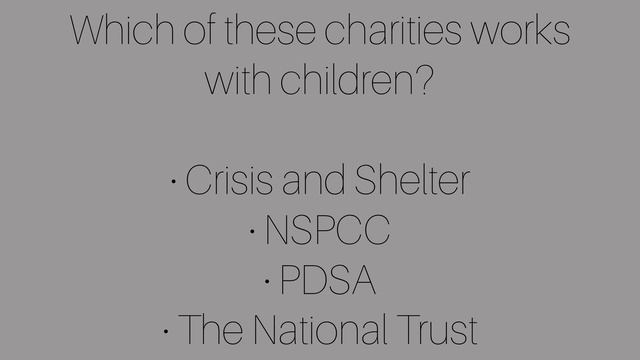 Life in the UK test Question 57