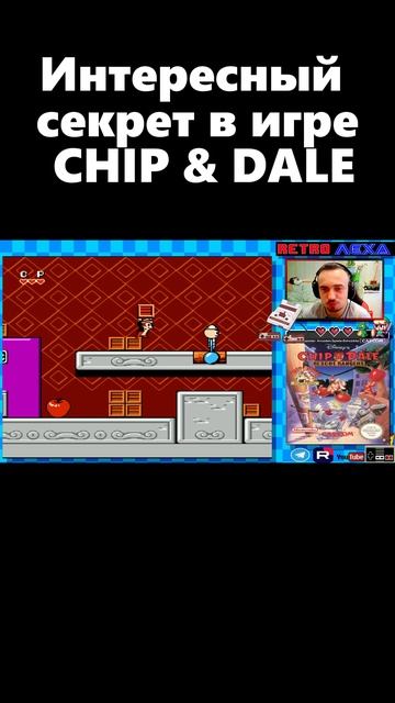 Интересный секрет в игре CHIP & DALE