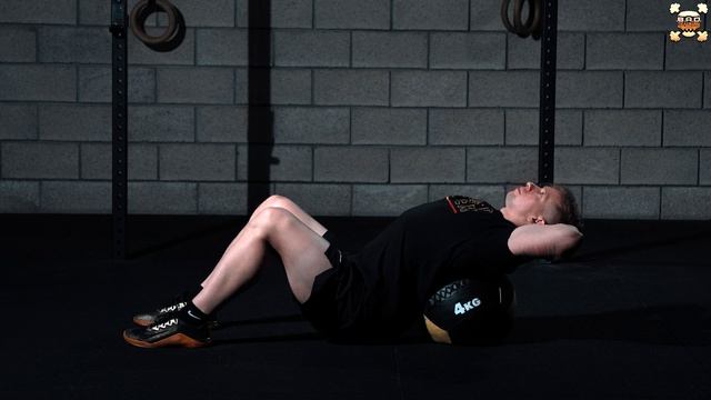 Разгибание грудного отдела на медболе / Разгибание ГО на мяче