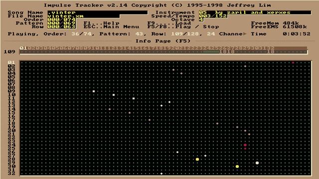Screamtracker music. Zaril, Xerxes & Hellven. LVL-D. Vinter.