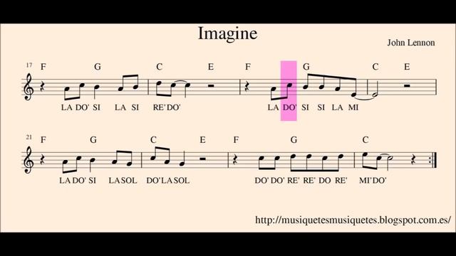 10. Imagine. John Lennon. Джон Леннон "Представь"