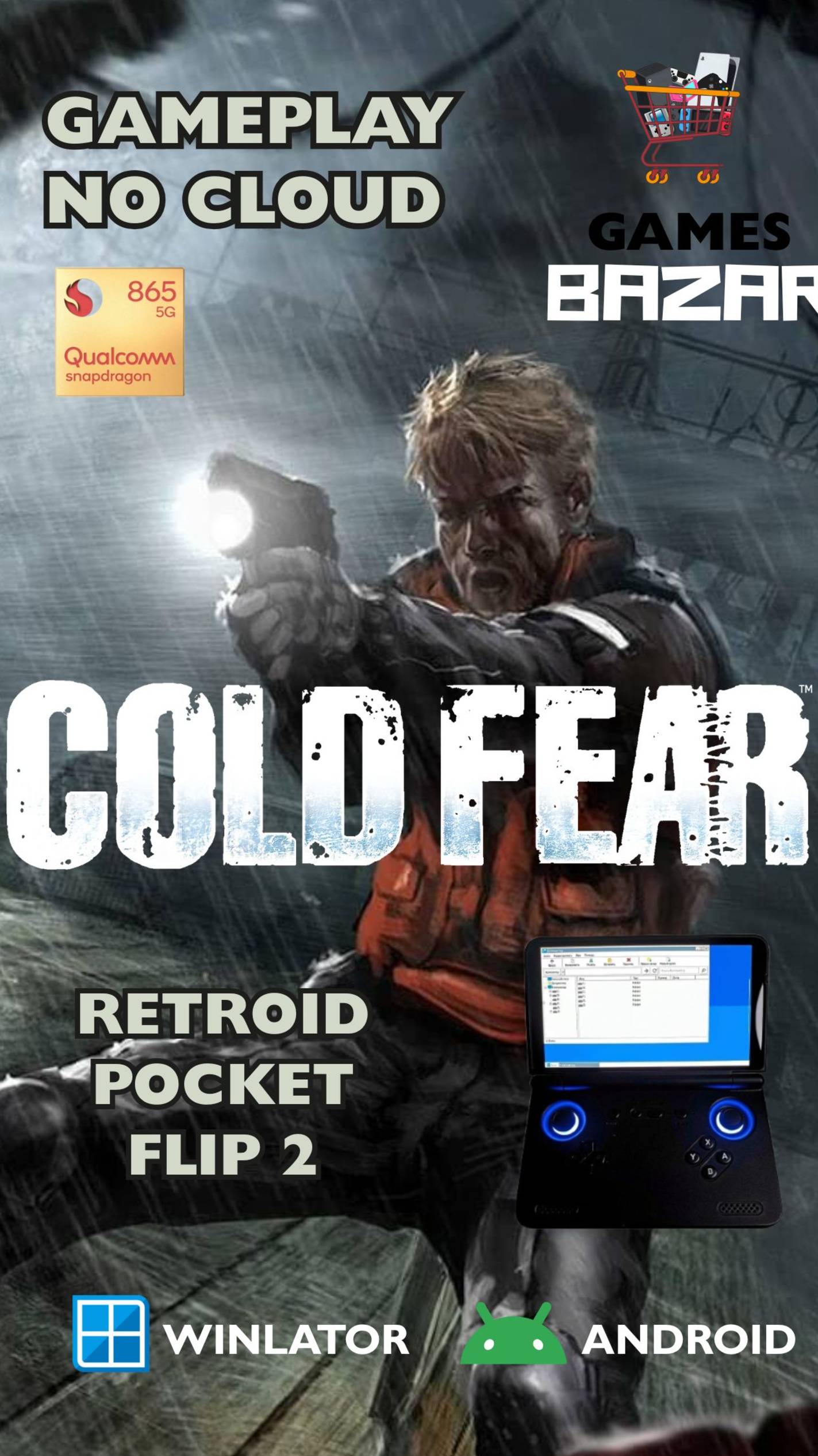 COLD FEAR на андроид GAMEPLAY AetherSX2 PS2 Retroid pocket flip 2 #games #retroidpocket #aethersx2