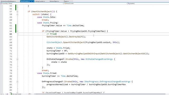 Sync_Stove_Counter Learn Unity Multiplayer (FREE Complete Course, Netcode for Game Objects 2025)