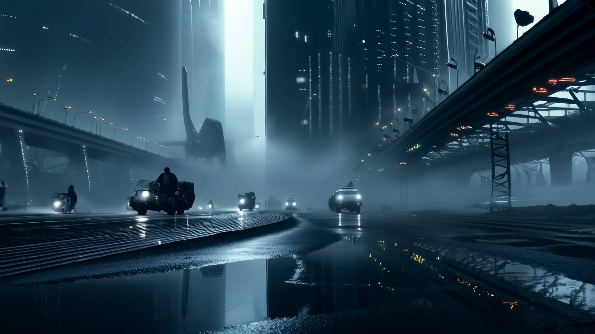 Постиндустриальное эхо |Захватывающая тень постапокалиптического созерцания| CyberDeech – DarkMix #1