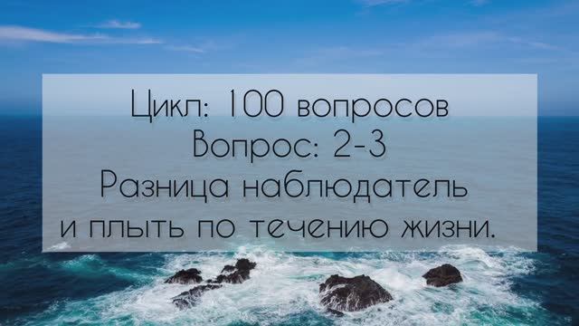 Разница наблюдатель и плыть по течению жизни.