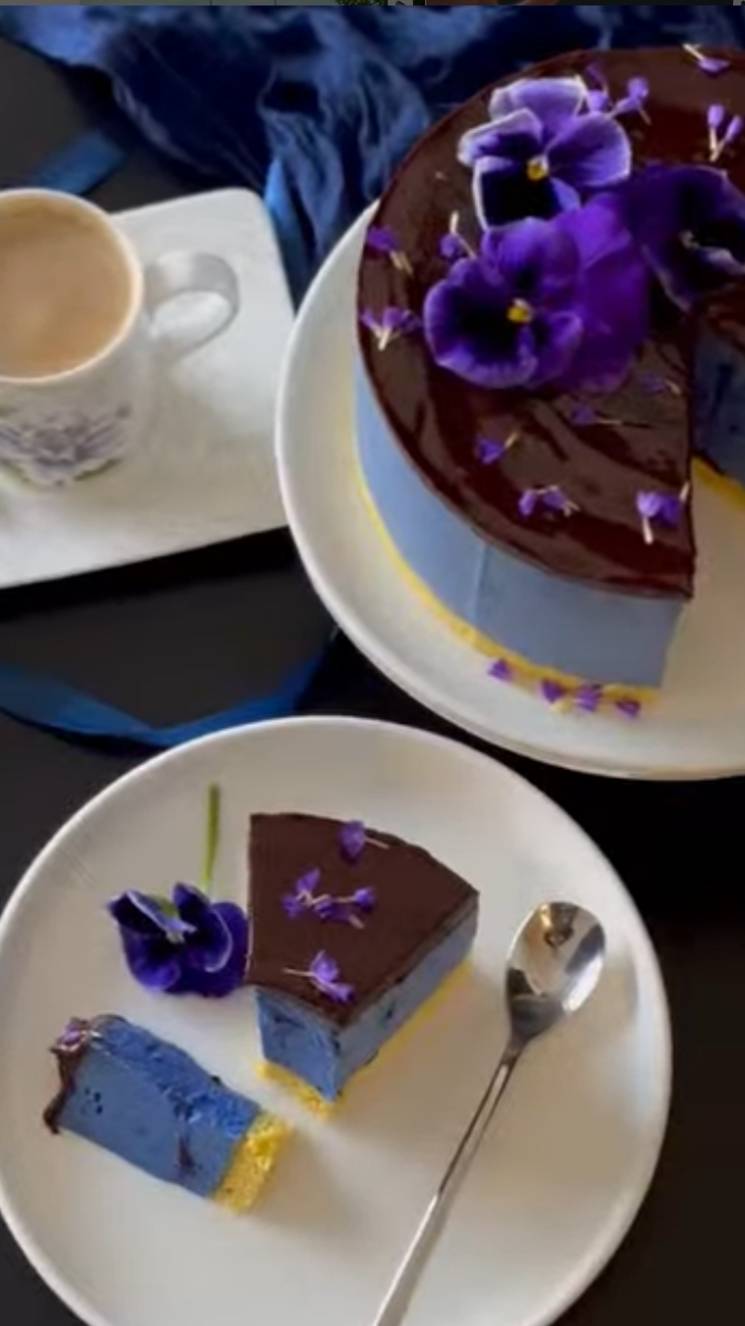 Птичье молоко "Черника-лимон"