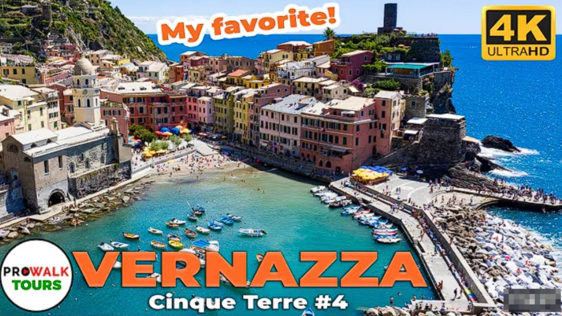 🚶 SmartTV 4К ➤ 🌺 Пешеходная экскурсия по Вернацце, 🌺 Чинкве-Терре, 🌺 Италия! 🌺