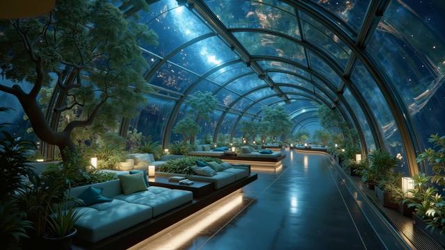 Sci-Fi Ambient Music ~ Relaxing Space Sounds for Study & Deep Focus 🌌 Zen Cosmic Vibes