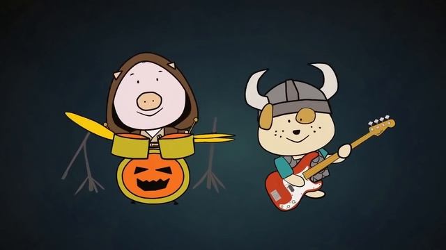 Halloween Stomp, Halloween Song for Kids, The Singing Walrus