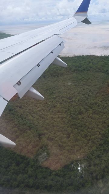 Садимся в Панаме, вид из самолета