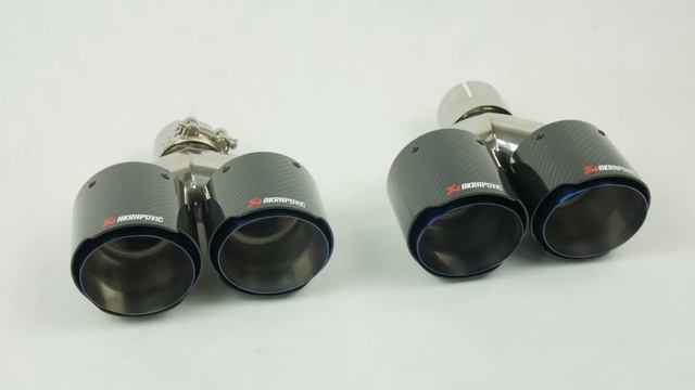 Akrapovic двойная пара обожженная