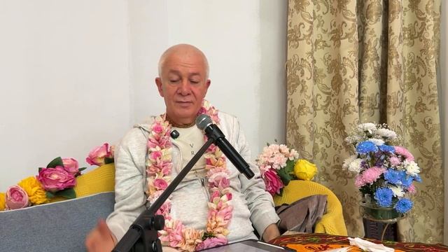 26.10.2025 Говардхана Пуджа. Шримад-Бхагаватам 10.21.18. Е.М.Чайтанья Чандра Чаран прабху. Астана