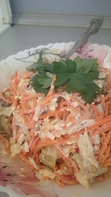 Салат Лисичка