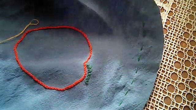 Декорируем край прихваток