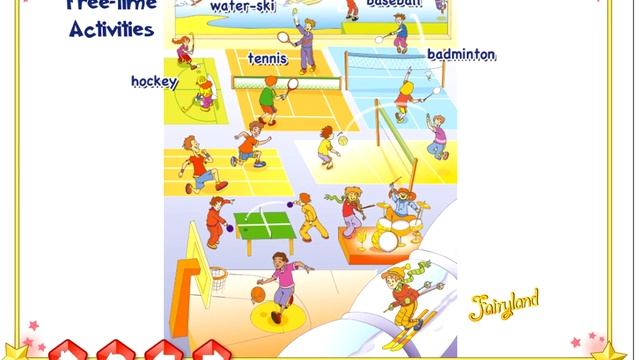 Starlight 4, p.19, Free Time Activities