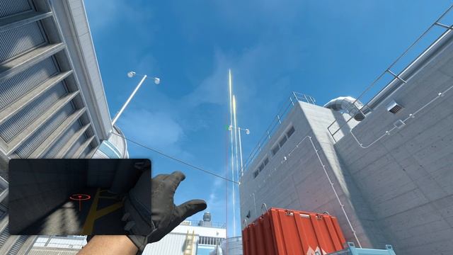 4) NUKE - Стена из смоков для выхода на улицу с T spawn