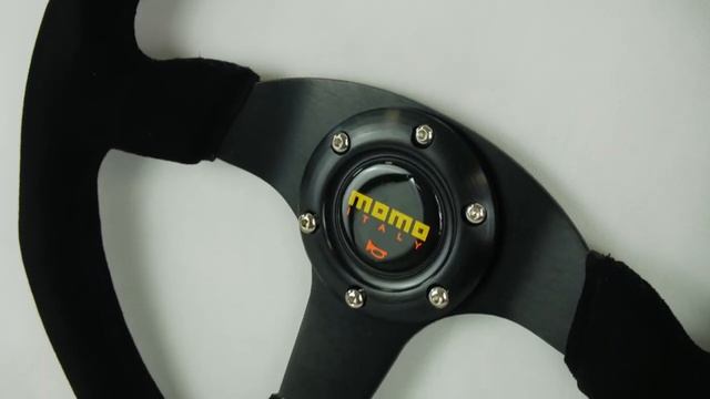 Руль MOMO без выноса замша