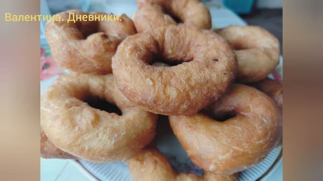 Пончики на воде. Постный рецепт. Рецепт в конце видео.