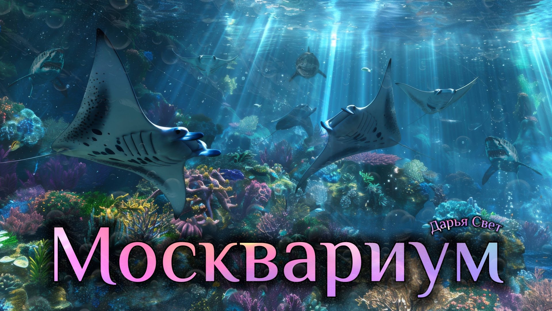 Зебровая акула. Обыкновенная песчаная акула. Скаты. Тупорылый трахинот. Рыбы. Москвариум. Осень 2025