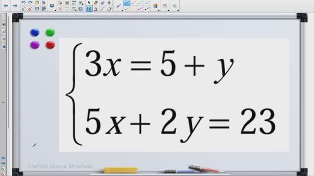 5 Системы уравнений - способ сложения | Алгебра - 8 класс
