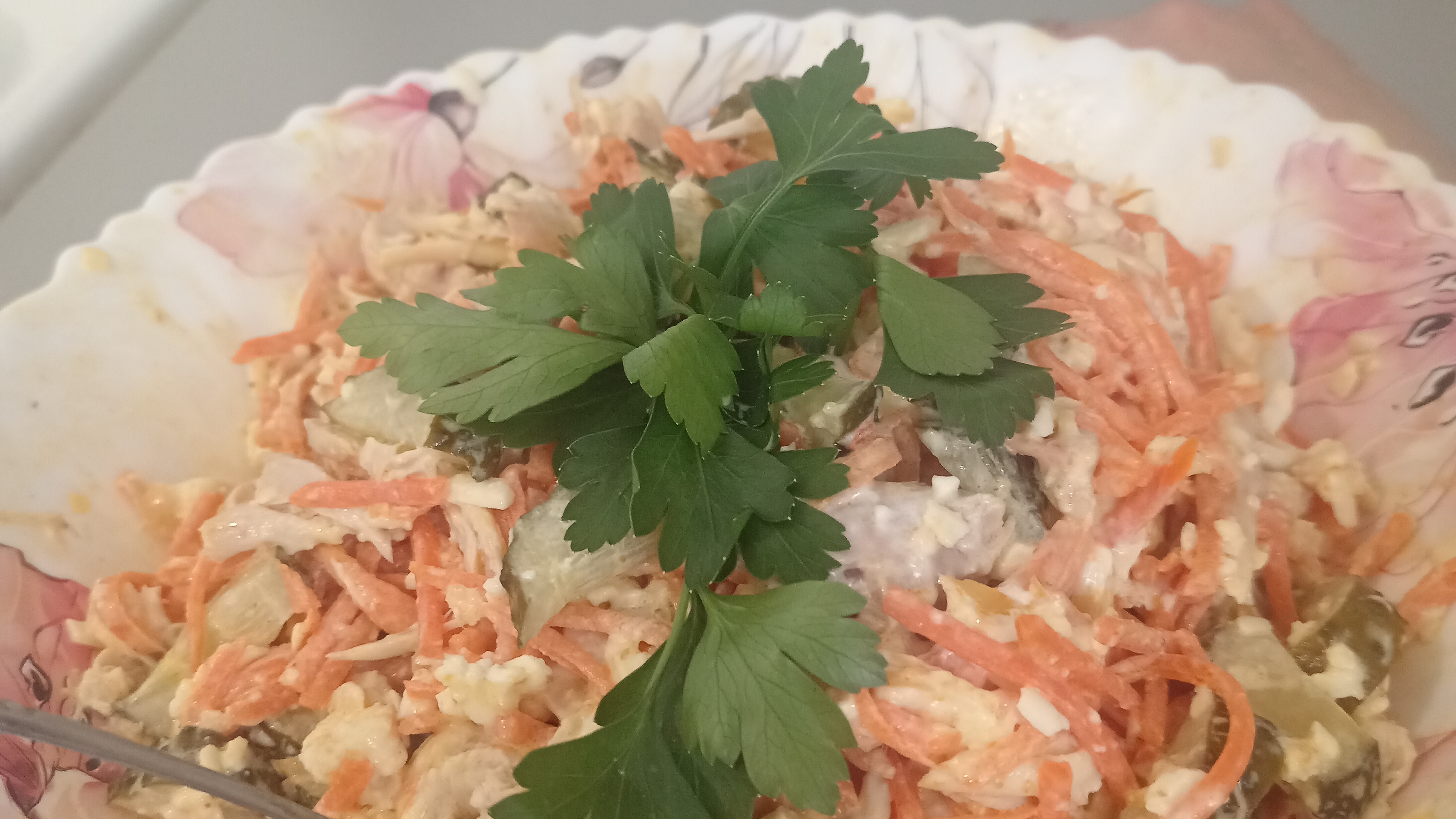 Салат "Лисичка"