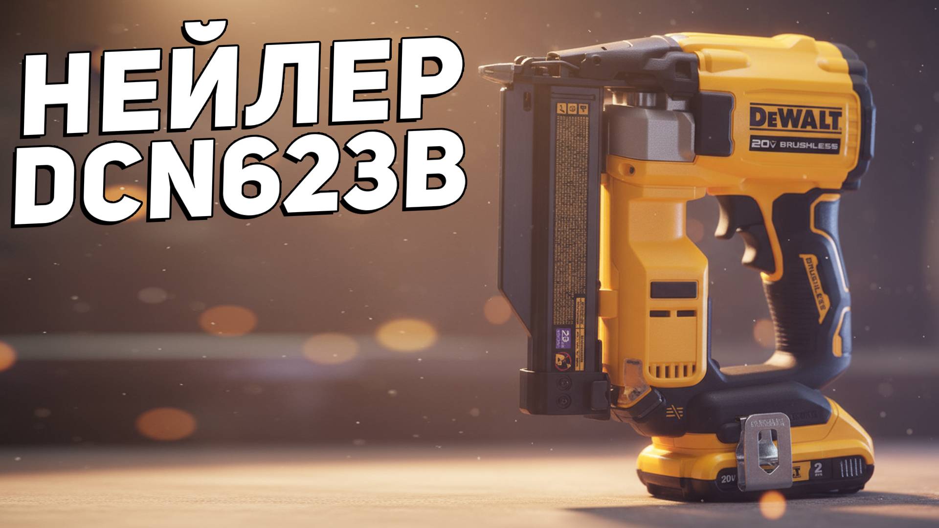 Компактный гвоздезабивной пистолет DEWALT DCN623B