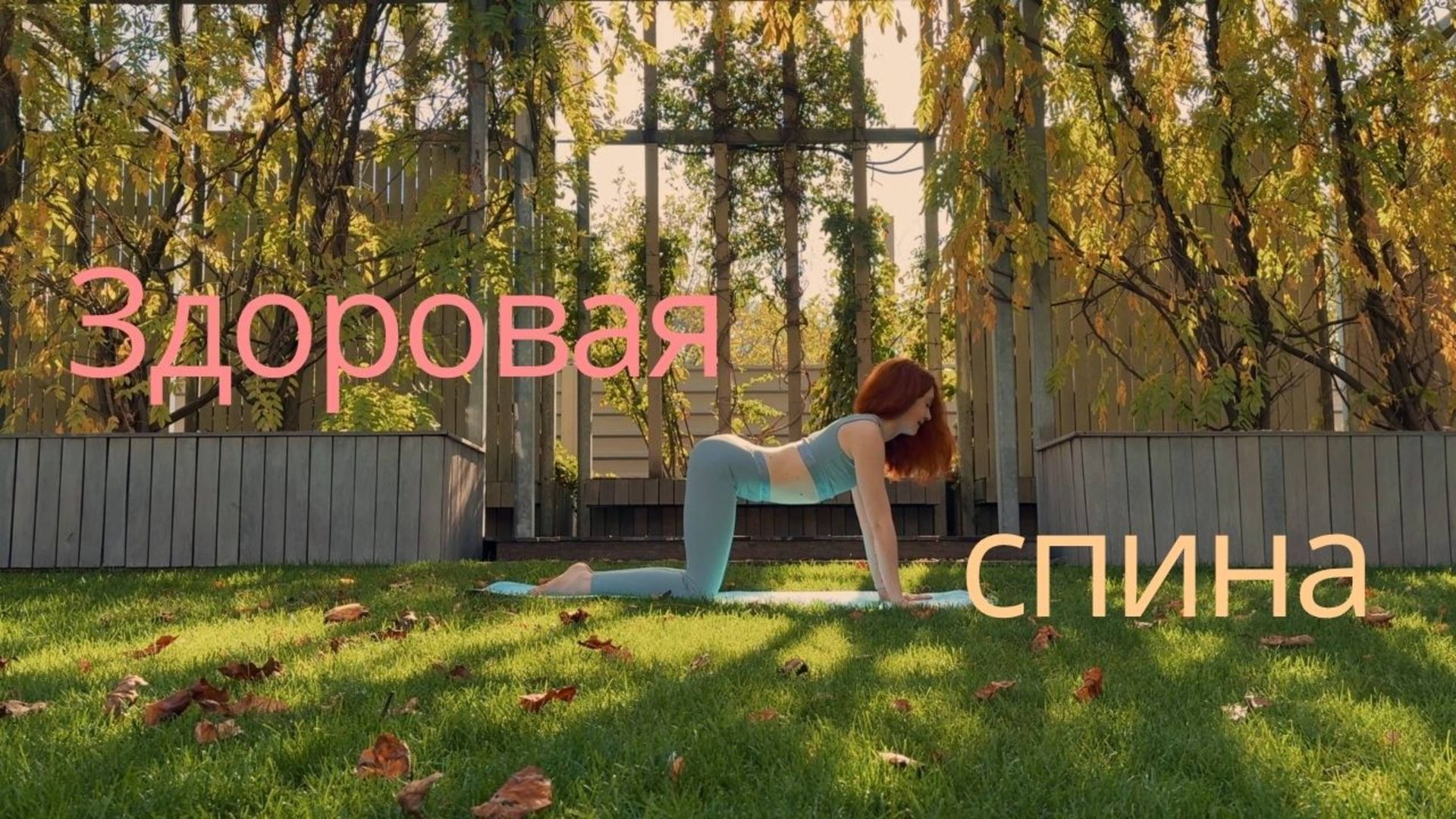 Лёгкость в спине за 8 минут