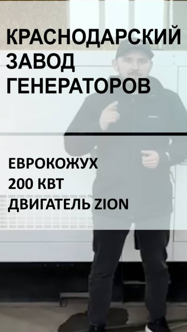 Дизельный генератор 200 кВт ZION в еврокожухе обзор #технозион #генератор #дизельныегенераторы