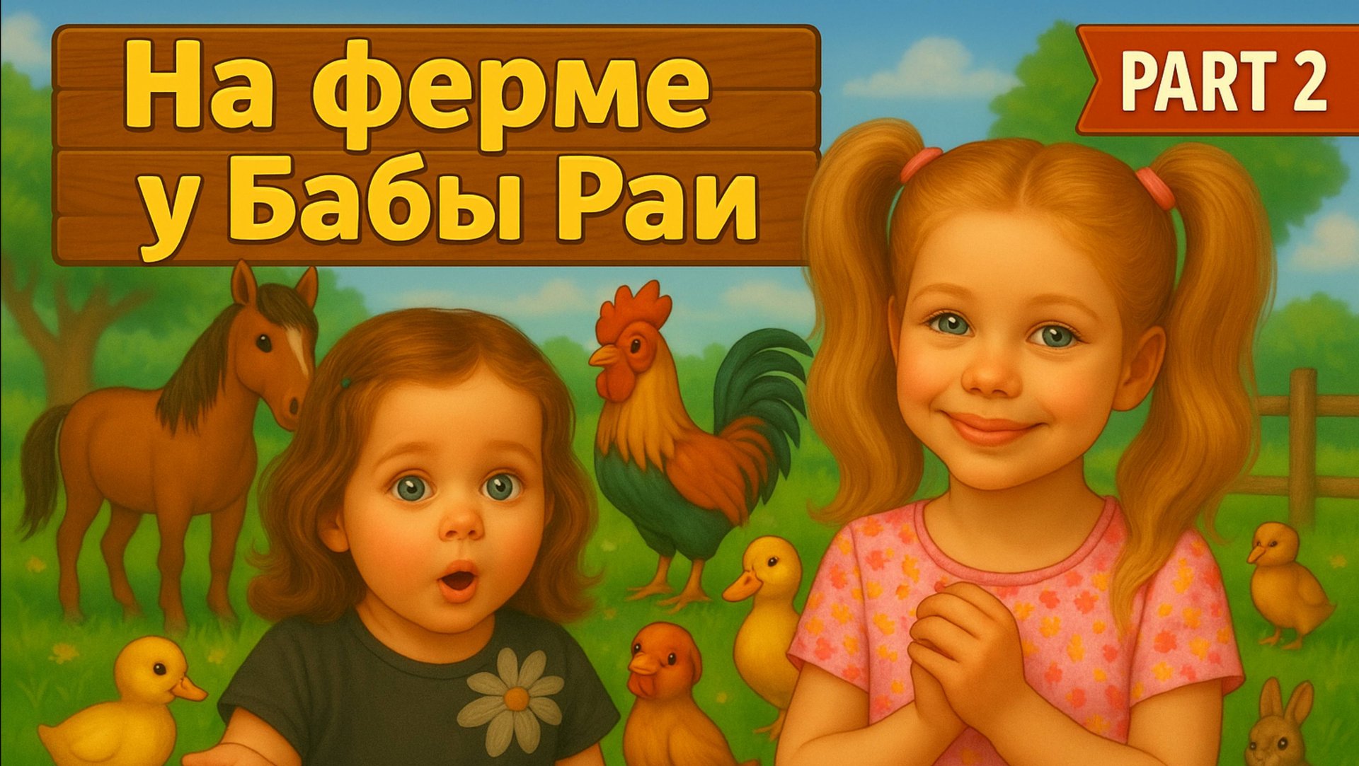 🐔 «Кто живёт на ферме? 🧩 Собираем пазл