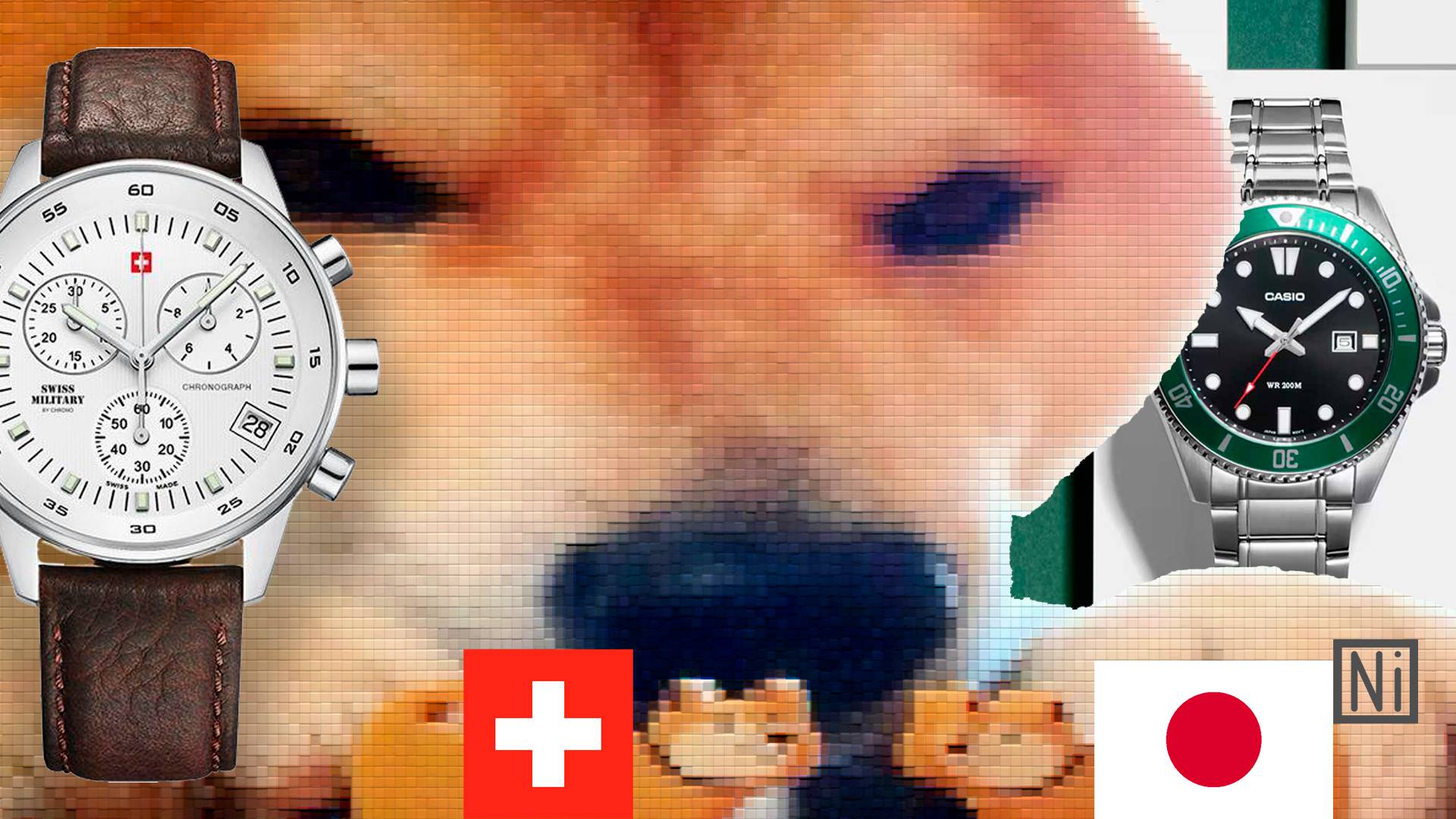 Кварцевые Дайверы Cassio Или БУ Швейцария? Casio MDV-107 VS Swiss Military SM30052