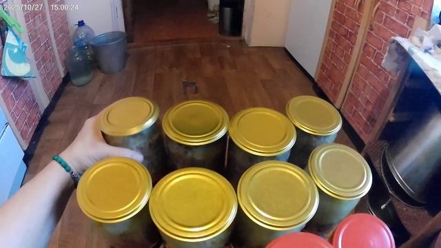 Капуста тушеная в автоклаве.