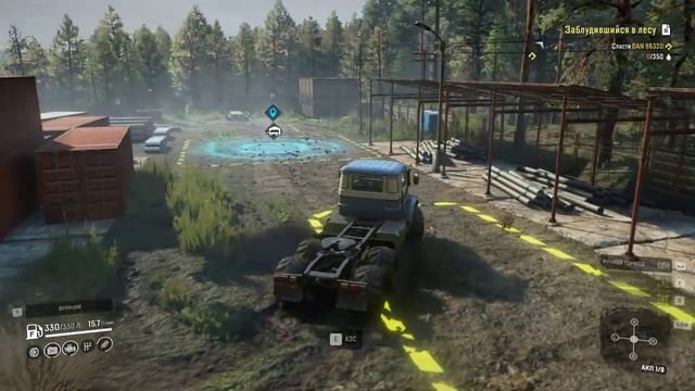 SnowRunner - ТАЙМЫР - ПОРУЧЕНИЕ - ЗАБЛУДИВШИЙСЯ В ЛЕСУ  #snowrunner