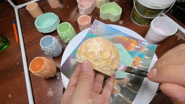 Пропитка грунтом гипсовых изделий. Ручная работа.