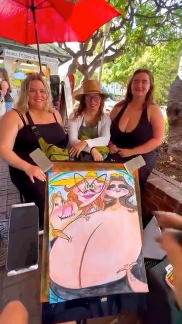 Чувство юмора уличного художника.