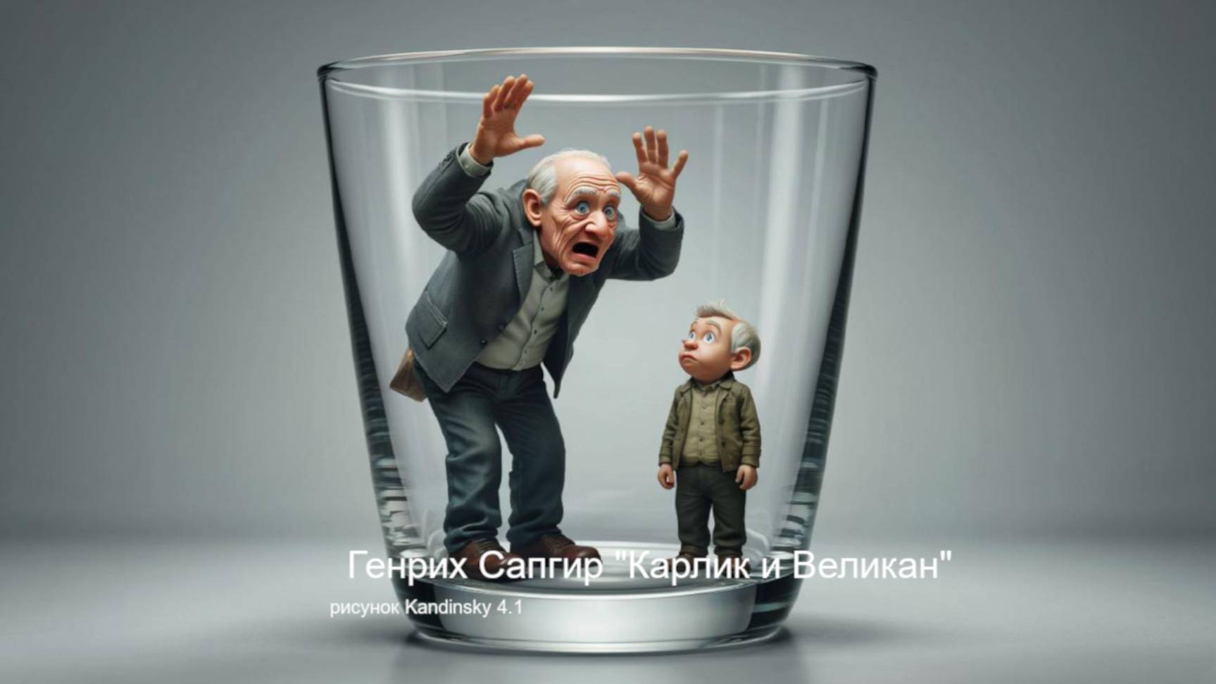 Стихи для детей. Генрих Сапгир. Карлик и великан