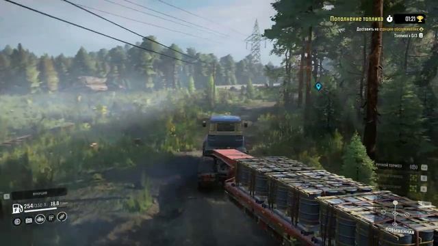 SnowRunner - ТАЙМЫР - СОСТЯЗАНИЕ - ПОПОЛНЕНИЕ ТОПЛИВА #snowrunner