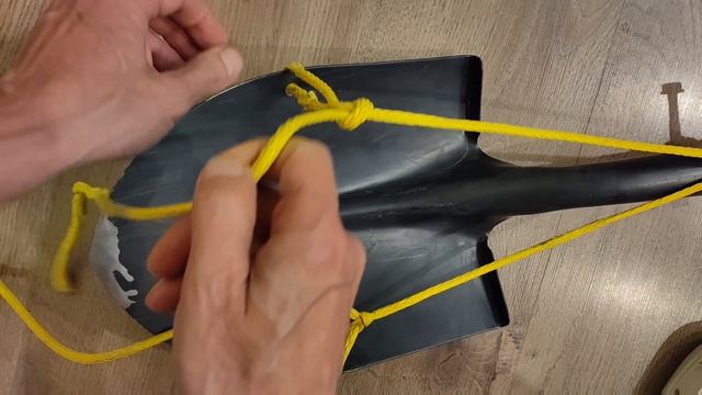 разборка якоря лопаты ,  из  цельного   троса