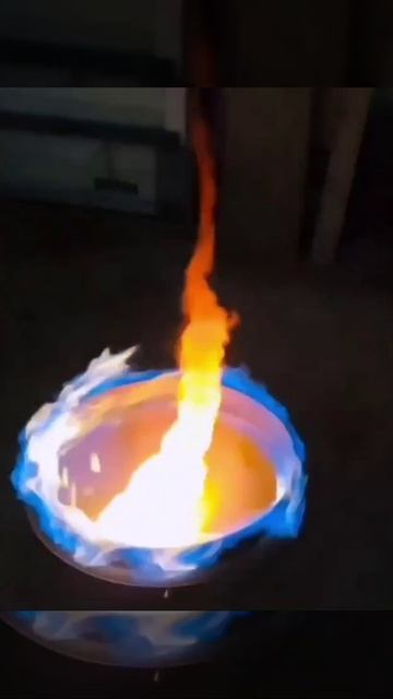 Огненный смерч созданный экспериментально.