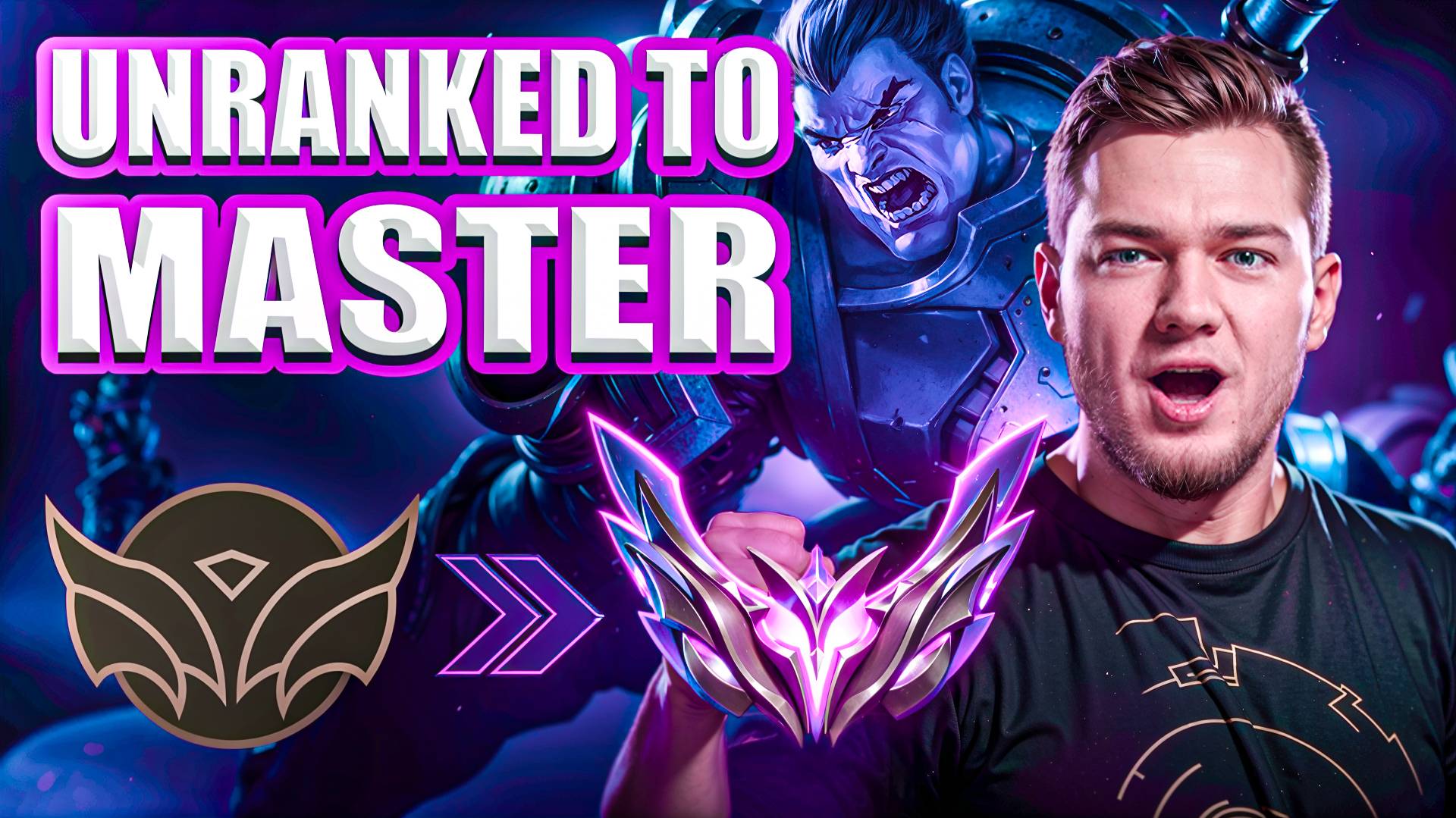 Смурф застакался в лоу эло? | Unranked to Master | Лига Легенд