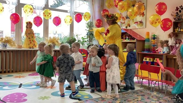 Осенний праздник в группе №1 "Лапушки"