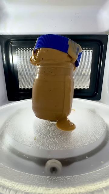 Experiment Microwave oven vs Peanut Butter 🥜 😱 donebyprofessionals  satisfying  science