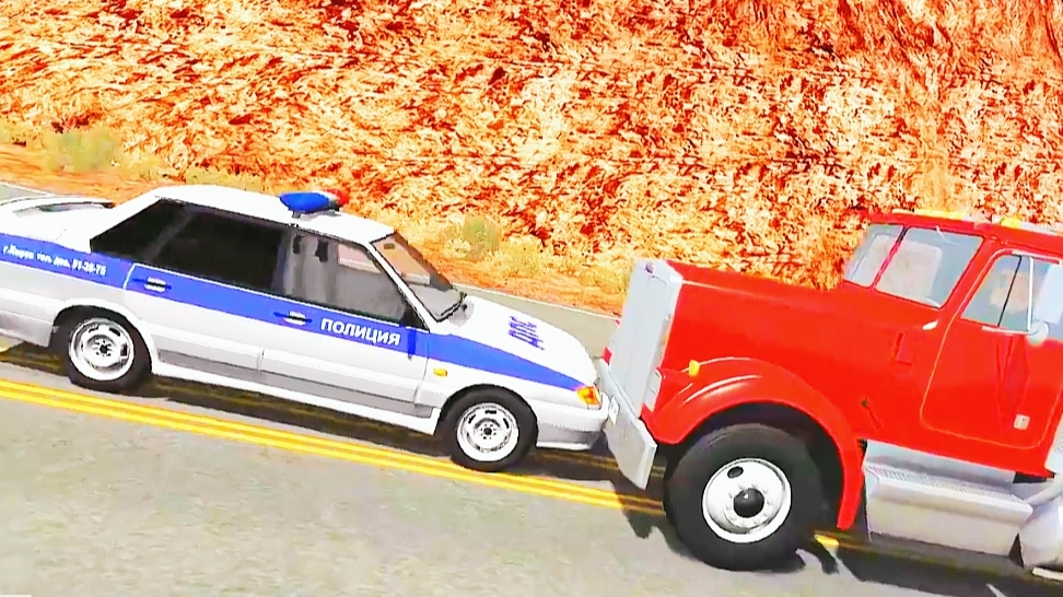 Эпичные лобовухи - Краш тест Гонщиков на дорогах BeamNG! Лоб в лоб, Не починить дорогую тачку!