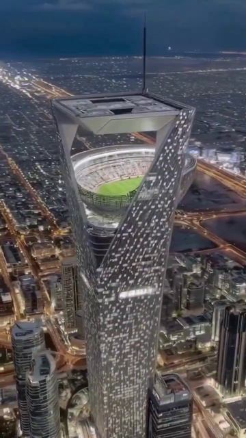 В Саудовской Аравии к ЧМ-2034 планируют построить футбольный стадион Sky Stadium на высоте 350 м