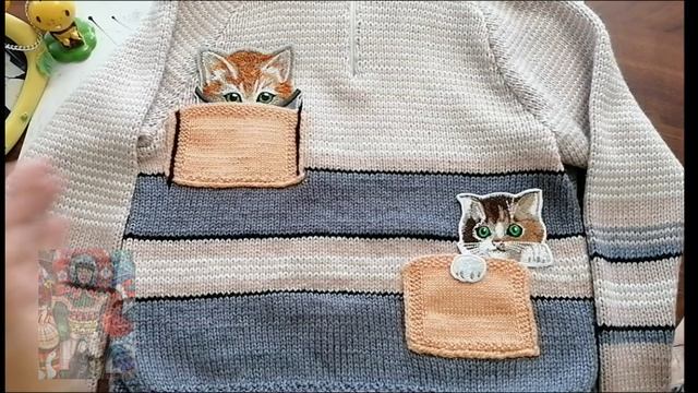 Прошу совета_Аппликации на вязаных изделиях_МНОГО или МАЛО