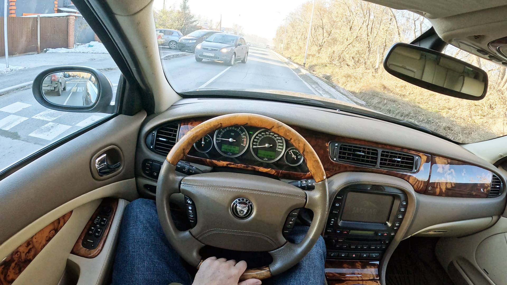 2008 Jaguar S-Type (3.0L - 238 л.с.) POV Test Drive.